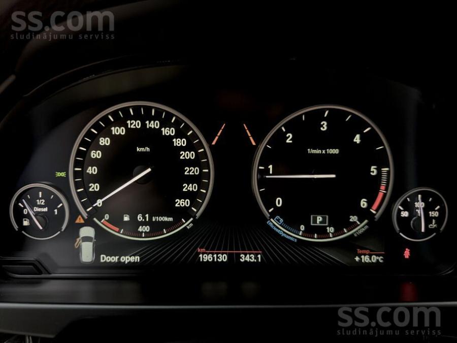 Brown BMW X5 2014 in Riga, with an engine capacity of 2.00 L and mileage of 196 thousand km for 19190 €, photo 20 on AUTOMOTO.COM.LV