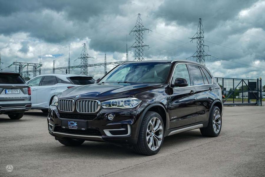 Brown BMW X5 2014 in Marijampole, with an engine capacity of 2.99 L and mileage of 190 thousand km for 18950 €, photo 6 on AUTOMOTO.COM.LV