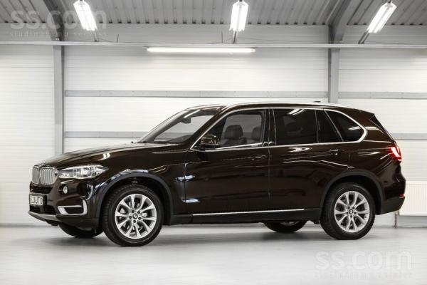 Brown BMW X5 2015 in Tukums, with an engine capacity of 3.00 L and mileage of 0 thousand km for 18777 €, photo 6 on AUTOMOTO.COM.LV