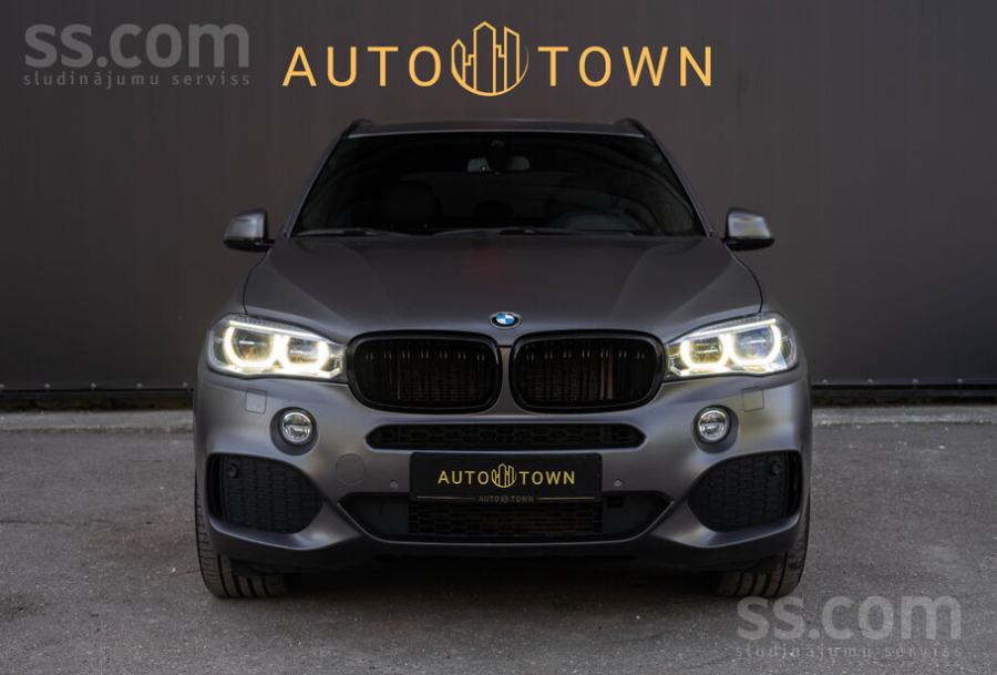 Brown BMW X5 2015 in Riga, with an engine capacity of 3.00 L and mileage of 237 thousand km for 21990 €, photo 4 on AUTOMOTO.COM.LV