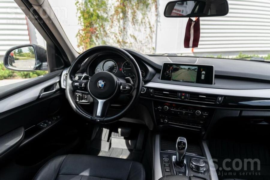 Brown BMW X5 2015 in Riga, with an engine capacity of 3.00 L and mileage of 327 thousand km for 15500 €, photo 13 on AUTOMOTO.COM.LV