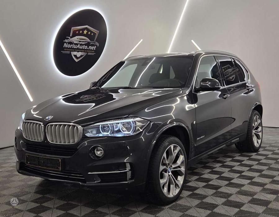 Brown BMW X5 2016 in Marijampole, with an engine capacity of 2.99 L and mileage of 265 thousand km for 18950 €, photo 37 on AUTOMOTO.COM.LV