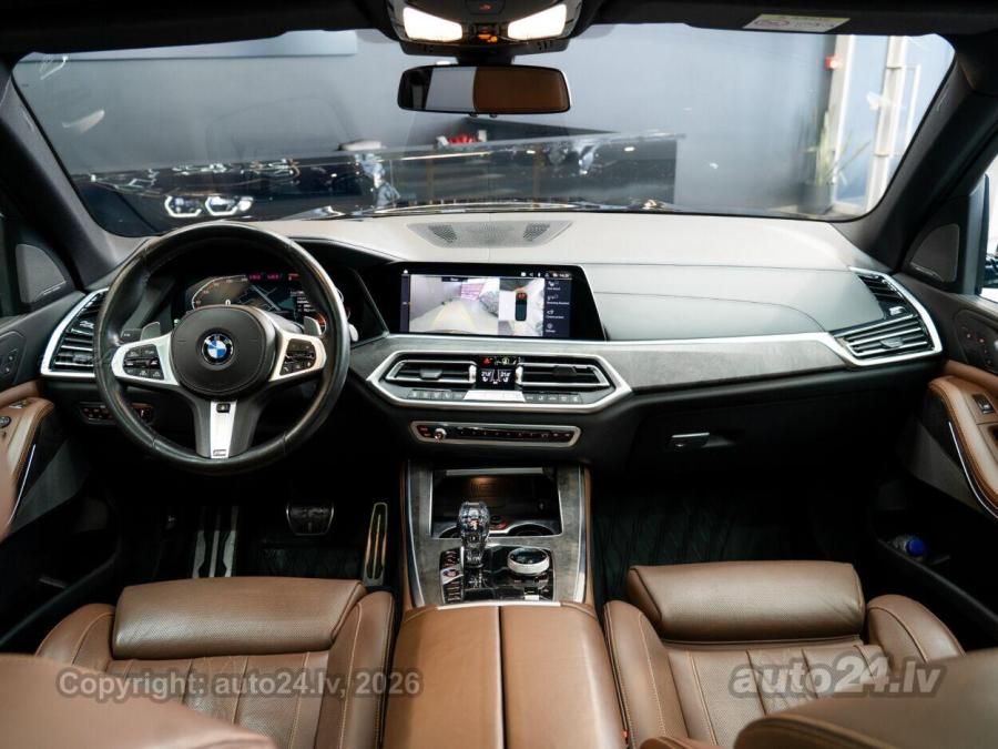 Brown BMW X5 2019 in Tallinn, with an engine capacity of 3.00 L and mileage of 74 thousand km for 55900 €, photo 7 on AUTOMOTO.COM.LV