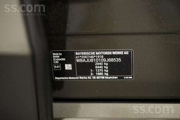 Brūns BMW X5 2021 Rīga, ar dzinēja tilpumu 3.00 L un nobraukumu 140 tūkst. km par 48500 €, foto 8 vietnē AUTOMOTO.COM.LV