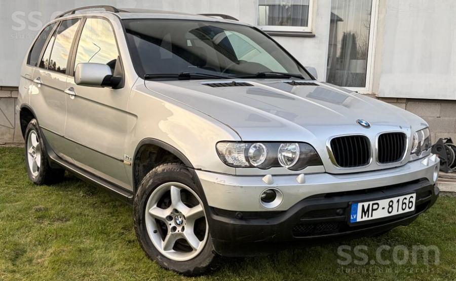 BMW X5 2002 Rīga, ar dzinēja tilpumu 3.00 L un nobraukumu 302 tūkst. km par 3500 €, foto 1 vietnē AUTOMOTO.COM.LV