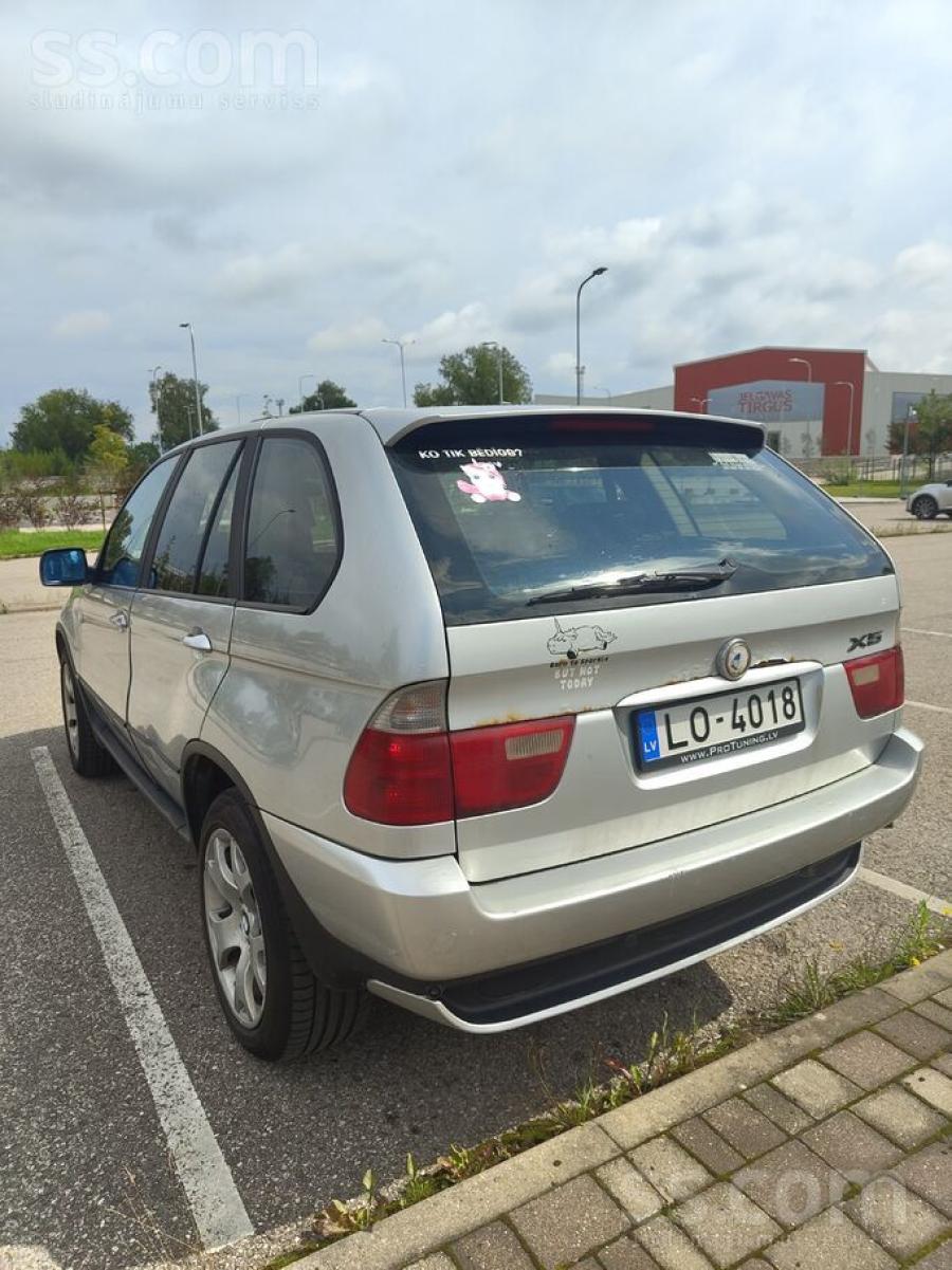 BMW X5 2002 Jelgava, ar dzinēja tilpumu 3.00 L un nobraukumu 397 tūkst. km par 2500 €, foto 5 vietnē AUTOMOTO.COM.LV