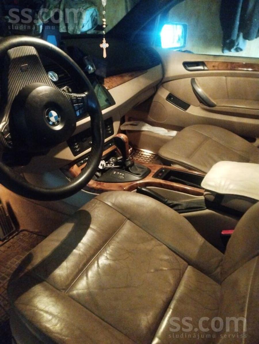 BMW X5 2004 Krāslava, ar dzinēja tilpumu 3.00 L un nobraukumu 433 tūkst. km par 4600 €, foto 4 vietnē AUTOMOTO.COM.LV