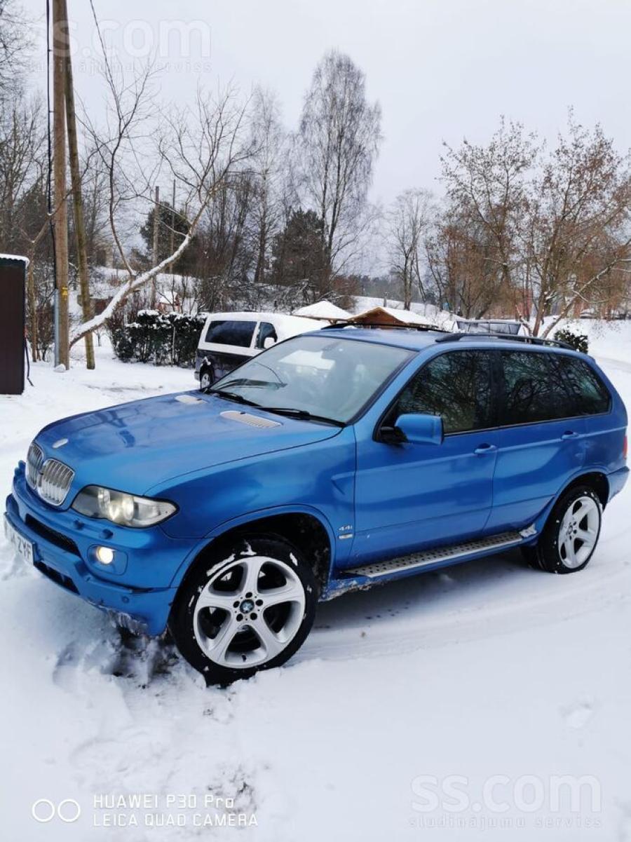 BMW X5 2005 in Riga, with an engine capacity of 4.40 L and mileage of 150 thousand km for 2100 €, photo 1 on AUTOMOTO.COM.LV