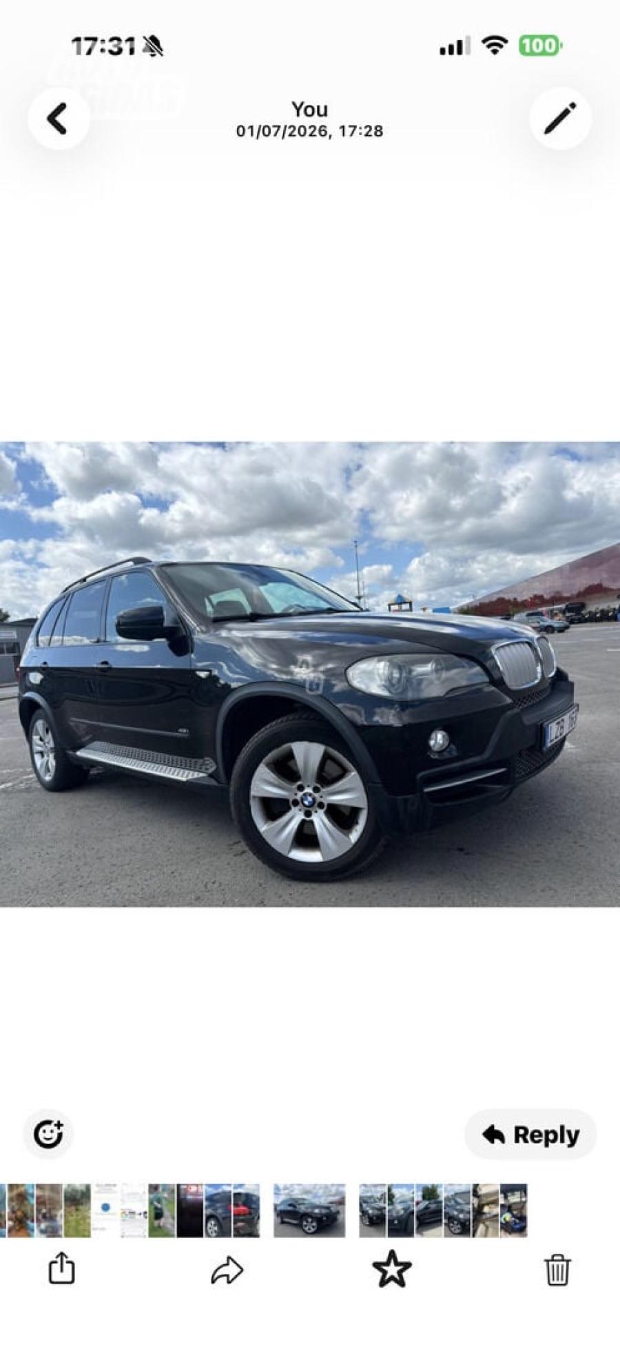 BMW X5 2008 in Siauliai, with an engine capacity of 4.80 L and mileage of 198 thousand km for 7900 €, photo 4 on AUTOMOTO.COM.LV
