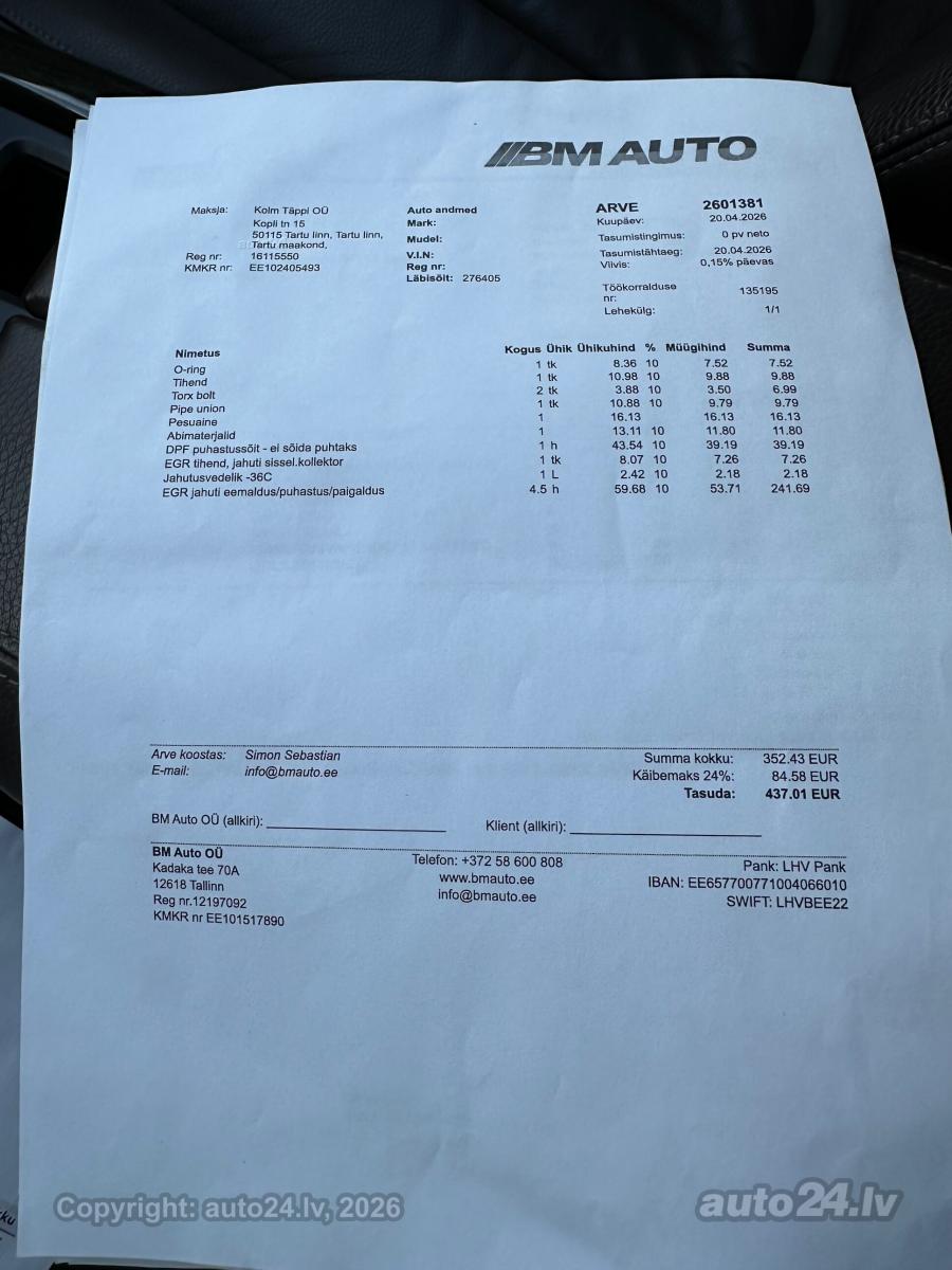 BMW X5 2014 Tartu, ar dzinēja tilpumu 3.00 L un nobraukumu 270 tūkst. km par 16900 €, foto 31 vietnē AUTOMOTO.COM.LV