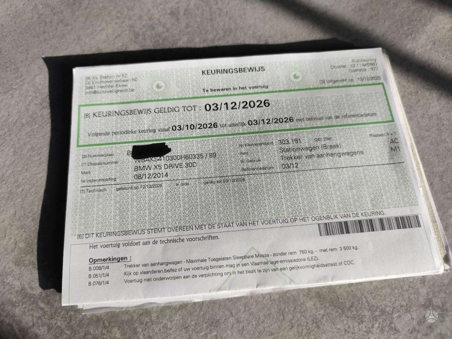 BMW X5 2014 in Kaunas, with an engine capacity of 2.99 L and mileage of 300 thousand km for 16600 €, photo 26 on AUTOMOTO.COM.LV