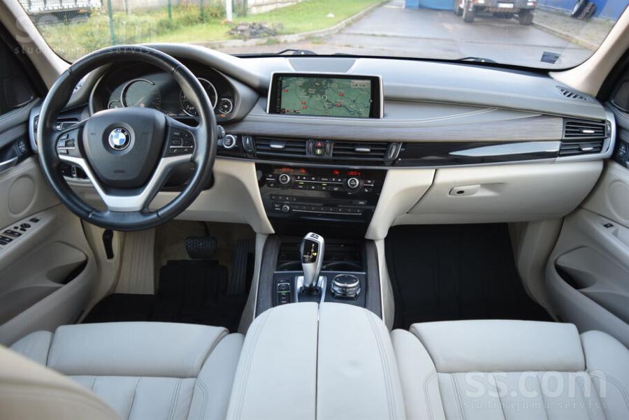 BMW X5 2015 in Riga, with an engine capacity of 3.00 L and mileage of 173 thousand km for 5990 €, photo 4 on AUTOMOTO.COM.LV
