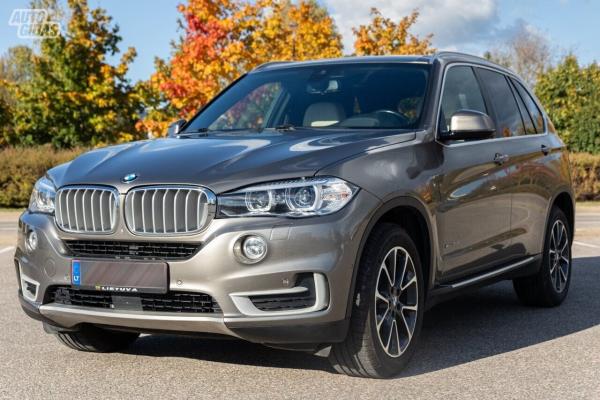BMW X5 2017 in Vilnius, with an engine capacity of 3.00 L and mileage of 123 thousand km for 25500 €, photo 1 on AUTOMOTO.COM.LV