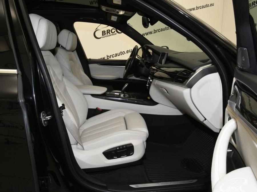 BMW X5 2017 in Vilnius, with an engine capacity of 2.98 L and mileage of 128 thousand km for 19900 €, photo 4 on AUTOMOTO.COM.LV