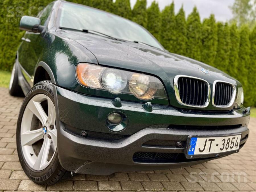 Zaļš BMW X5 2001 Rīga, ar dzinēja tilpumu 3.00 L un nobraukumu 0 tūkst. km par 2990 €, foto 1 vietnē AUTOMOTO.COM.LV