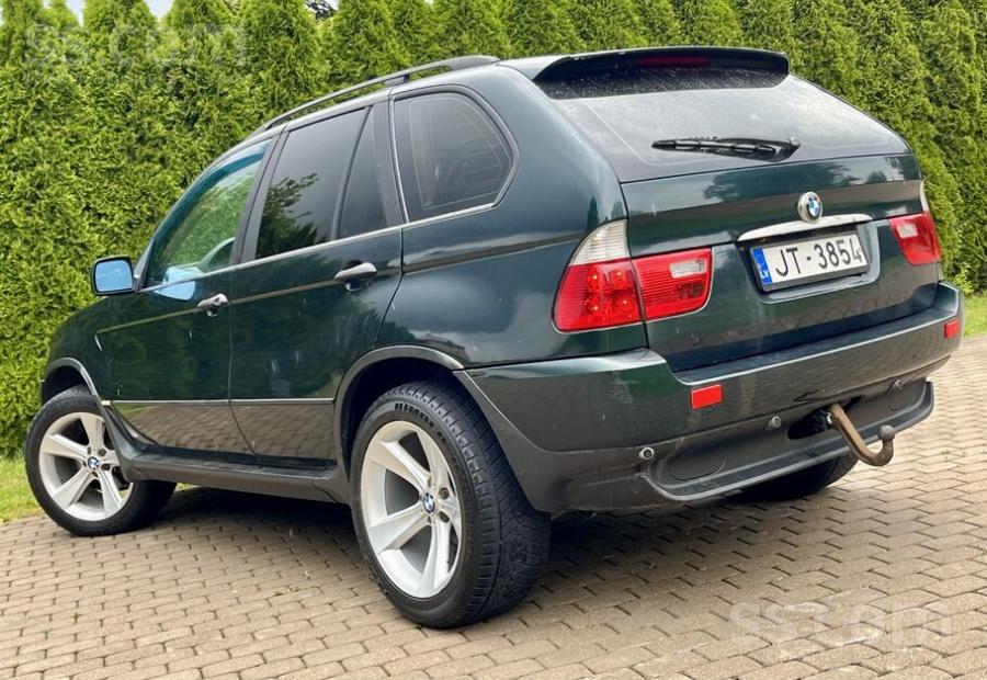 Zaļš BMW X5 2001 Rīga, ar dzinēja tilpumu 3.00 L un nobraukumu 0 tūkst. km par 2990 €, foto 7 vietnē AUTOMOTO.COM.LV