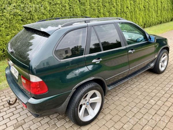 Green BMW X5 2001 in Riga, with an engine capacity of 3.00 L and mileage of 0 thousand km for 2990 €, photo 8 on AUTOMOTO.COM.LV