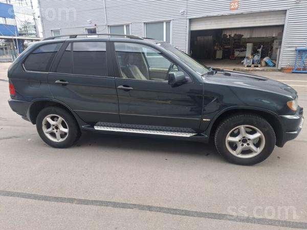 Зеленый БМВ Х5 2002 в Огре, объемом двигателя 3.00 л и пробегом 415 тыс. км за 3000 €, фото 1 на AUTOMOTO.COM.LV