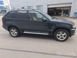 Zaļš BMW X5 2002 Ogre, ar dzinēja tilpumu 3.00 L un nobraukumu 415 tūkst. km par 3000 €, foto  vietnē AUTOMOTO.COM.LV