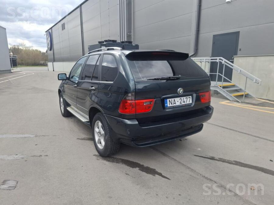 Zaļš BMW X5 2002 Ogre, ar dzinēja tilpumu 3.00 L un nobraukumu 415 tūkst. km par 3000 €, foto 4 vietnē AUTOMOTO.COM.LV