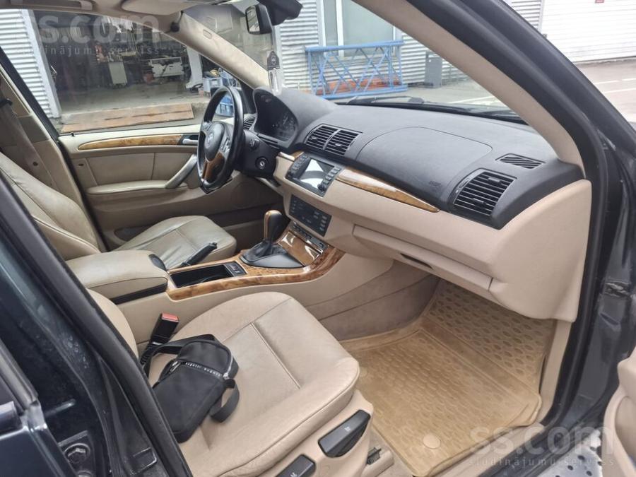 Zaļš BMW X5 2002 Ogre, ar dzinēja tilpumu 3.00 L un nobraukumu 415 tūkst. km par 3000 €, foto 12 vietnē AUTOMOTO.COM.LV