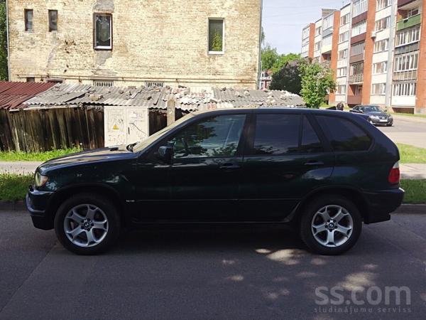 Зеленый БМВ Х5 2002 в Рига, объемом двигателя 3.00 л и пробегом 0 тыс. км за 3500 €, фото 4 на AUTOMOTO.COM.LV