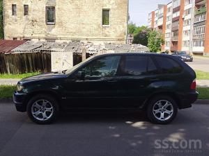 Green BMW X5 2002 in Riga, with an engine capacity of 3.00 L and mileage of 0 thousand km for 3400 €, photo 5 on AUTOMOTO.COM.LV
