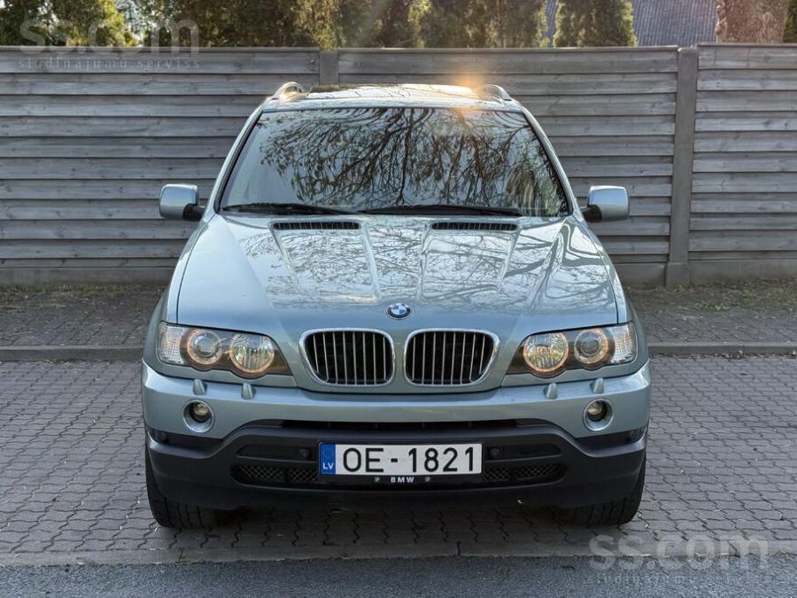 Green BMW X5 2002 in Jelgava, with an engine capacity of 3.00 L and mileage of 301 thousand km for 5300 €, photo 3 on AUTOMOTO.COM.LV