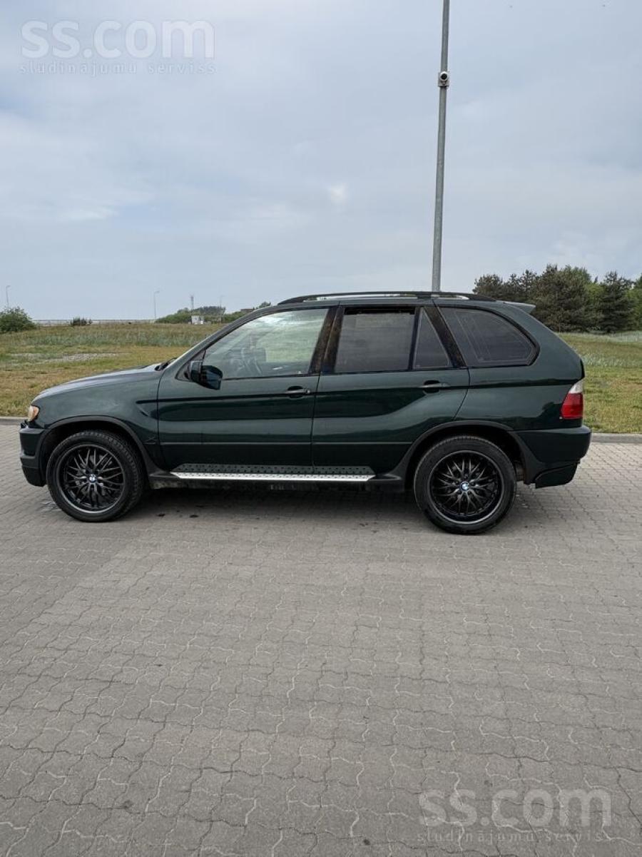Zaļš BMW X5 2002 Liepāja, ar dzinēja tilpumu 3.00 L un nobraukumu 475 tūkst. km par 3000 €, foto 1 vietnē AUTOMOTO.COM.LV