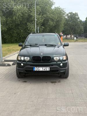 Zaļš BMW X5 2002 Liepāja, ar dzinēja tilpumu 3.00 L un nobraukumu 475 tūkst. km par 3000 €, foto 4 vietnē AUTOMOTO.COM.LV