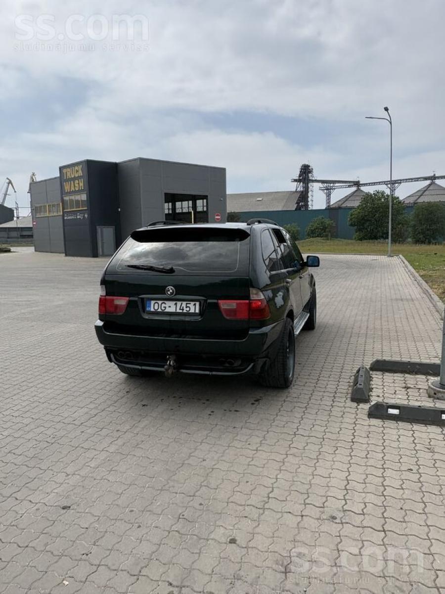Zaļš BMW X5 2002 Liepāja, ar dzinēja tilpumu 3.00 L un nobraukumu 475 tūkst. km par 3000 €, foto 6 vietnē AUTOMOTO.COM.LV