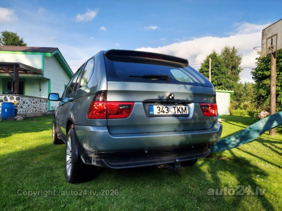 Green BMW X5 2002 in Tartu, with an engine capacity of 3.00 L and mileage of 353 thousand km for 5300 €, photo 6 on AUTOMOTO.COM.LV