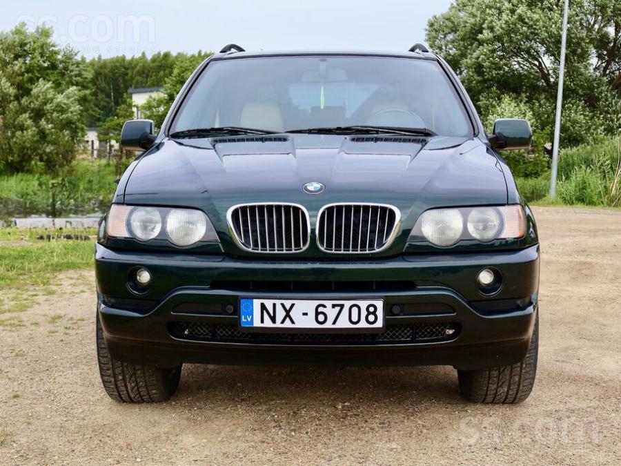 Green BMW X5 2002 in Ogre, with an engine capacity of 4.40 L and mileage of 150 thousand km for 7200 €, photo 3 on AUTOMOTO.COM.LV