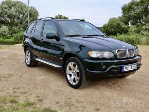 Green BMW X5 2002 in Ogre, with an engine capacity of 4.40 L and mileage of 150 thousand km for 7200 €, photo 4 on AUTOMOTO.COM.LV