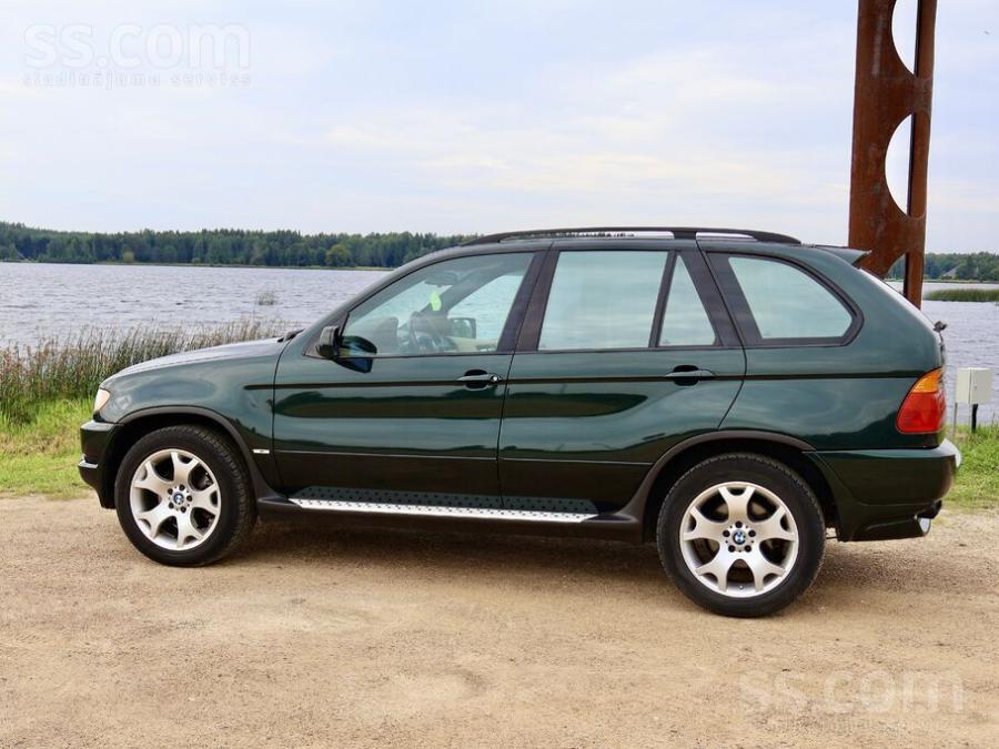 Zaļš BMW X5 2002 Ogre, ar dzinēja tilpumu 4.40 L un nobraukumu 150 tūkst. km par 7200 €, foto 9 vietnē AUTOMOTO.COM.LV