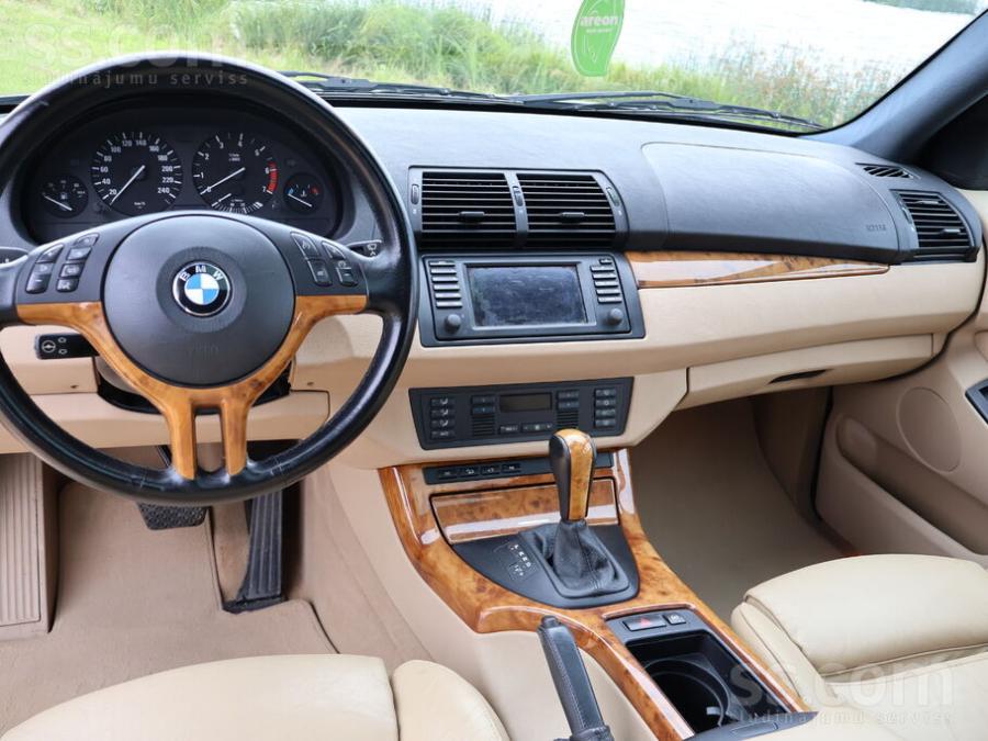 Zaļš BMW X5 2002 Ogre, ar dzinēja tilpumu 4.40 L un nobraukumu 150 tūkst. km par 7200 €, foto 14 vietnē AUTOMOTO.COM.LV