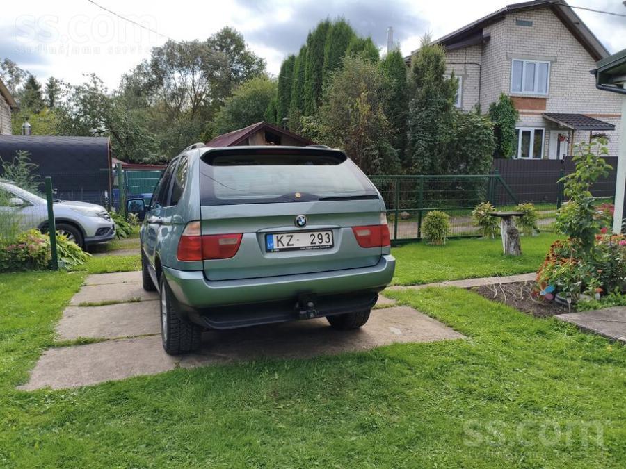 Зеленый БМВ Х5 2002 в Даугавпилс, объемом двигателя 3.00 л и пробегом 227 тыс. км за 2650 €, фото 5 на AUTOMOTO.COM.LV