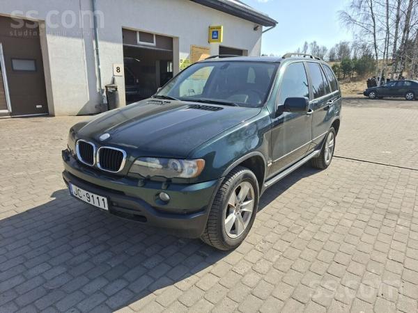 Зеленый БМВ Х5 2003 в Рига, объемом двигателя 3.00 л и пробегом 420 тыс. км за 2990 €, фото 1 на AUTOMOTO.COM.LV