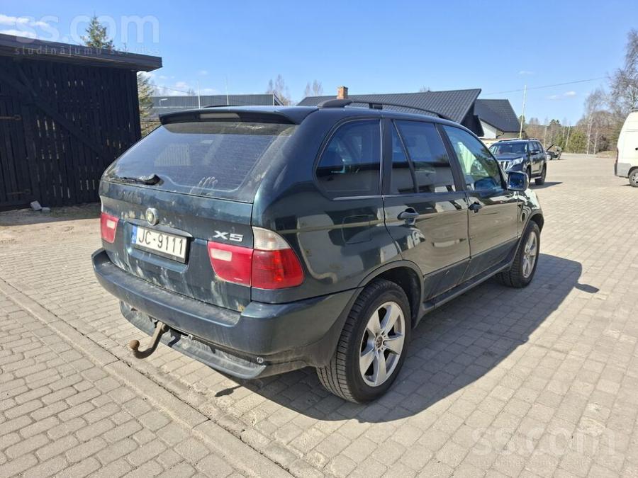 Zaļš BMW X5 2003 Rīga, ar dzinēja tilpumu 3.00 L un nobraukumu 420 tūkst. km par 2990 €, foto 4 vietnē AUTOMOTO.COM.LV