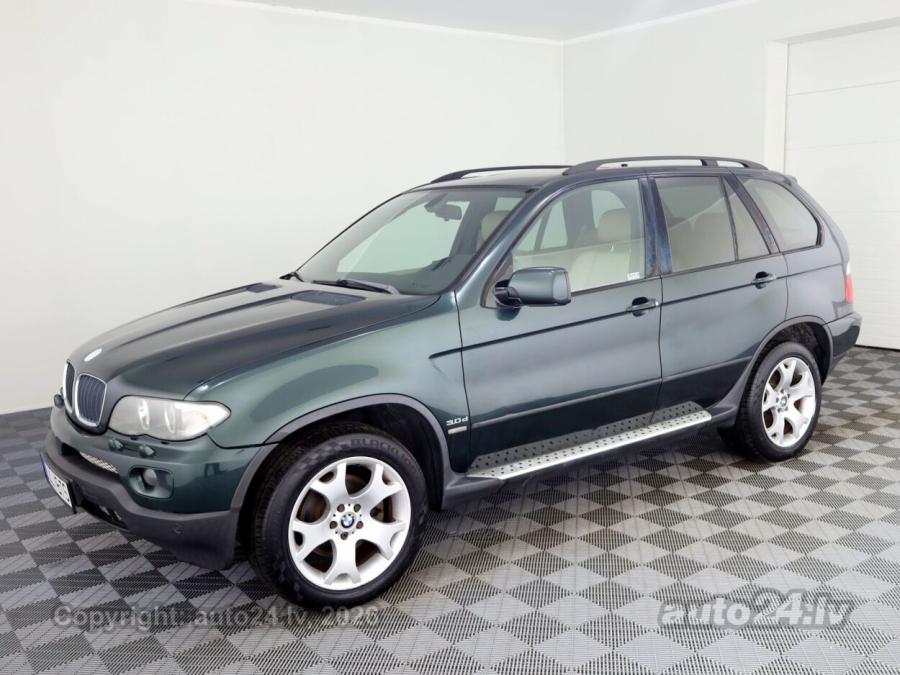 Green BMW X5 2004 in Tallinn, with an engine capacity of 3.00 L and mileage of 321 thousand km for 3999 €, photo 2 on AUTOMOTO.COM.LV