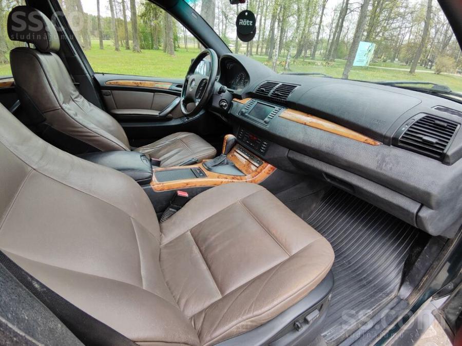 Zaļš BMW X5 2004 Tukums, ar dzinēja tilpumu 3.00 L un nobraukumu 398 tūkst. km par 3750 €, foto 10 vietnē AUTOMOTO.COM.LV