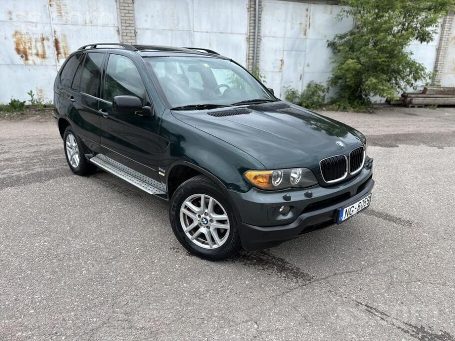 Green BMW X5 2004 in Riga, with an engine capacity of 3.00 L and mileage of 308 thousand km for 3900 €, photo 5 on AUTOMOTO.COM.LV
