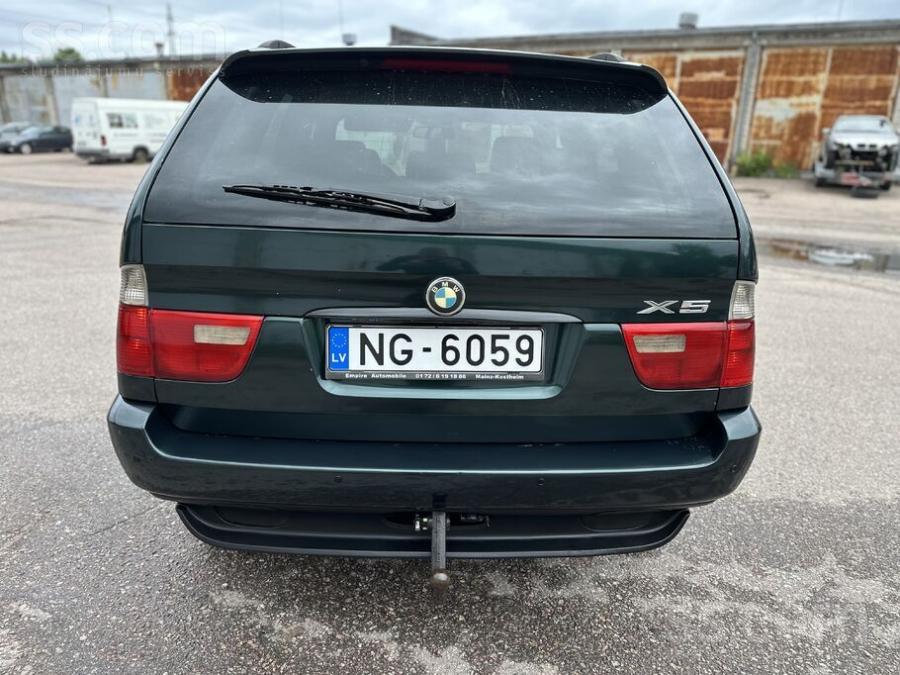Green BMW X5 2004 in Riga, with an engine capacity of 3.00 L and mileage of 308 thousand km for 3900 €, photo 8 on AUTOMOTO.COM.LV
