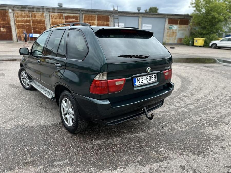 Green BMW X5 2004 in Riga, with an engine capacity of 3.00 L and mileage of 308 thousand km for 3900 €, photo 9 on AUTOMOTO.COM.LV
