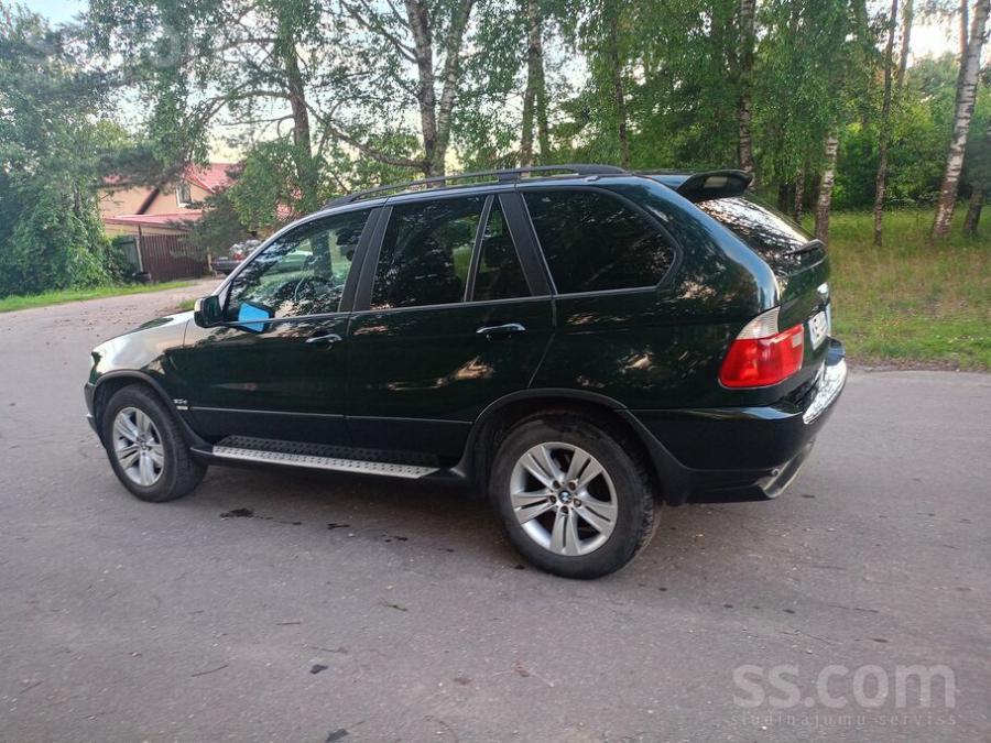 Zaļš BMW X5 2004 Rīga, ar dzinēja tilpumu 3.00 L un nobraukumu 360 tūkst. km par 5700 €, foto 4 vietnē AUTOMOTO.COM.LV