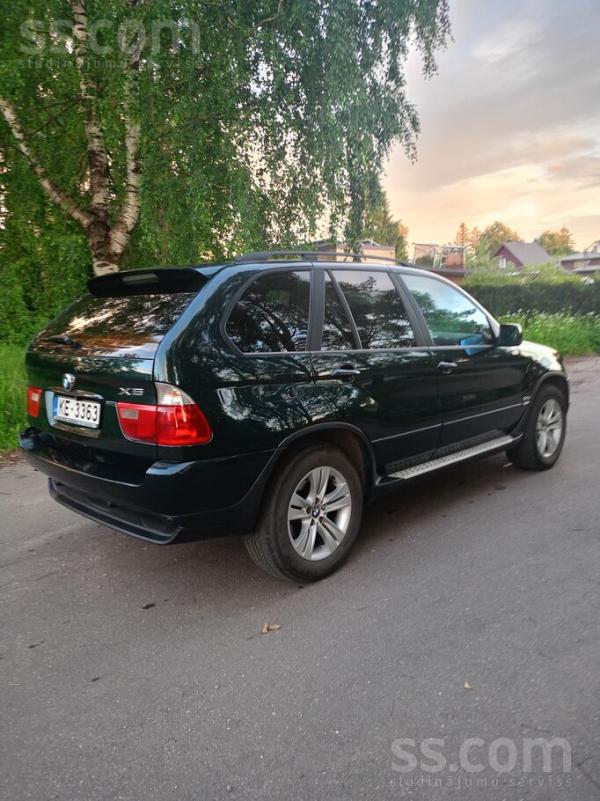 Green BMW X5 2004 in Riga, with an engine capacity of 3.00 L and mileage of 360 thousand km for 5700 €, photo 6 on AUTOMOTO.COM.LV