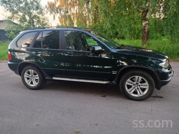 Green BMW X5 2004 in Riga, with an engine capacity of 3.00 L and mileage of 360 thousand km for 5700 €, photo 7 on AUTOMOTO.COM.LV