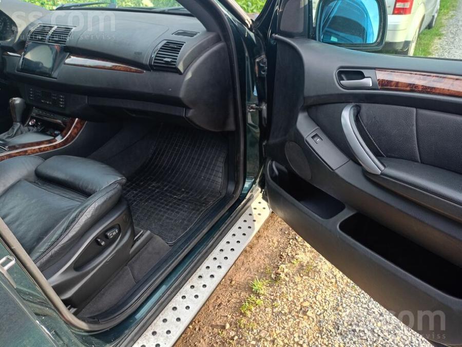 Zaļš BMW X5 2004 Rīga, ar dzinēja tilpumu 3.00 L un nobraukumu 360 tūkst. km par 5700 €, foto 20 vietnē AUTOMOTO.COM.LV