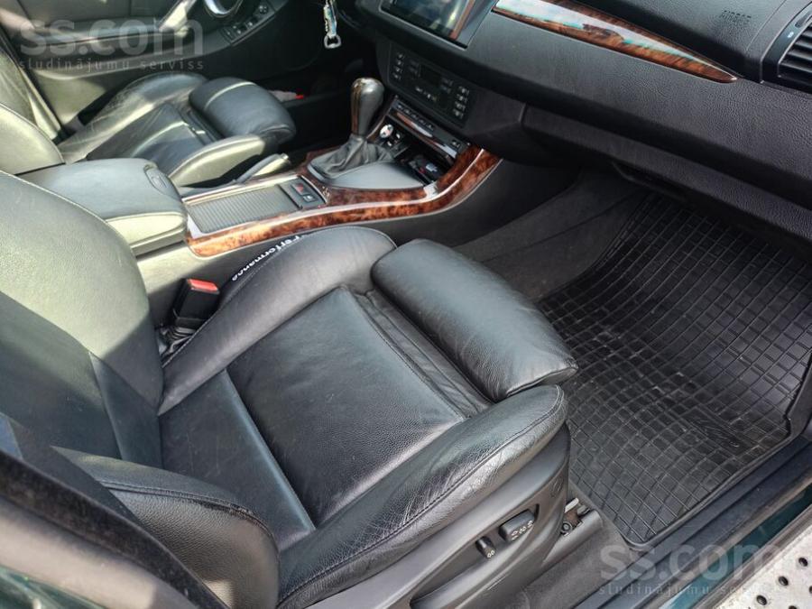 Zaļš BMW X5 2004 Rīga, ar dzinēja tilpumu 3.00 L un nobraukumu 360 tūkst. km par 5700 €, foto 22 vietnē AUTOMOTO.COM.LV