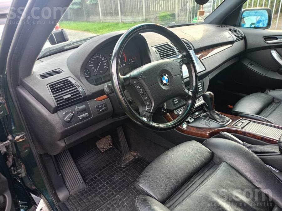Zaļš BMW X5 2004 Rīga, ar dzinēja tilpumu 3.00 L un nobraukumu 360 tūkst. km par 5700 €, foto 26 vietnē AUTOMOTO.COM.LV